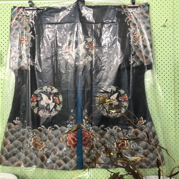 Antique Chinese Silk Embroidery Crane Robe Near Excellent Condition ...